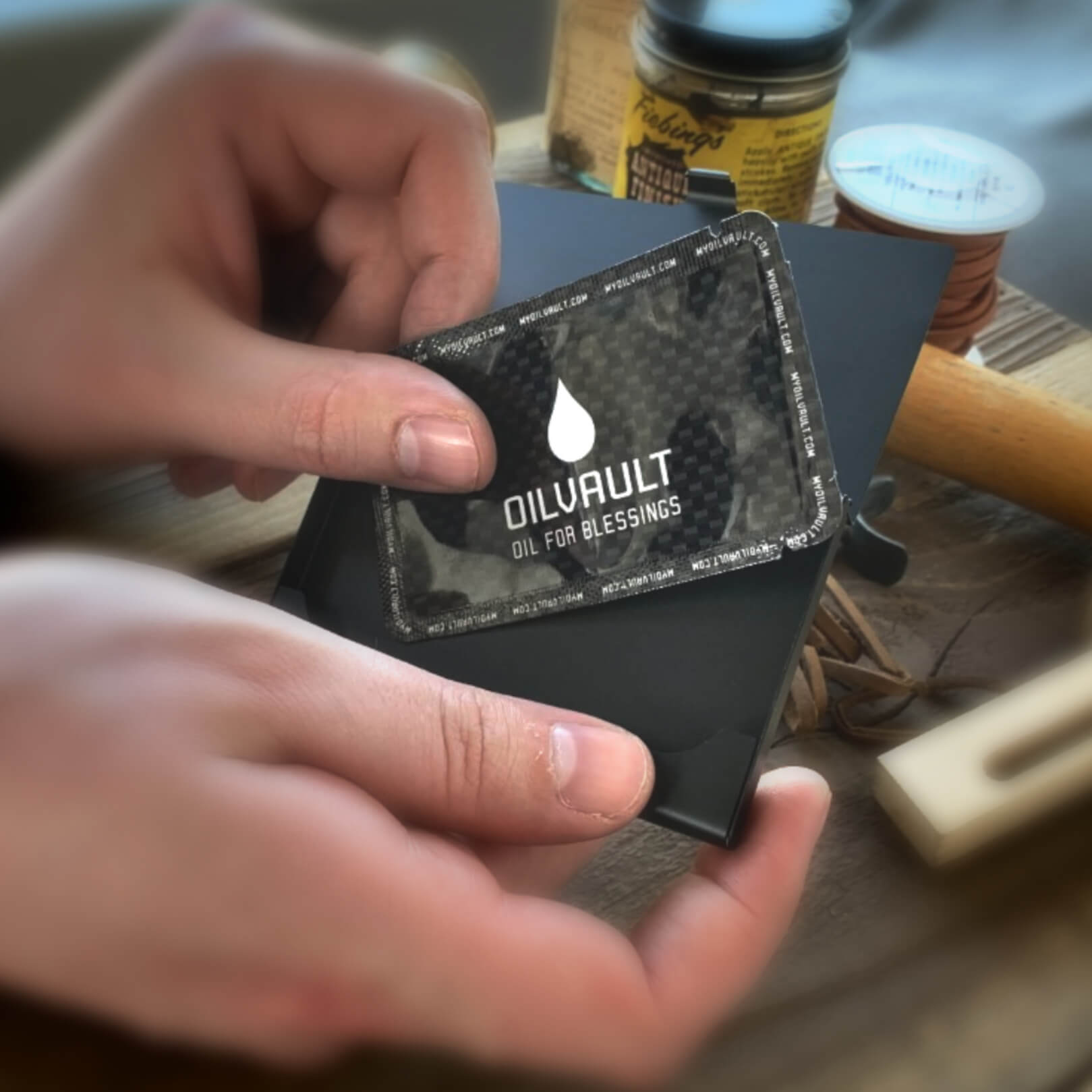 LDS Oil Vials that go in your wallet | Be prepared to give a blessing ...